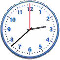 Handwriting for Kids - Clipart Gallery - Clocks - Analog - 2:30 - 2:59