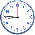 Handwriting for Kids - Clipart Gallery - Clocks - Analog - 8:30 - 8:59