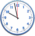 Handwriting for Kids - Clipart Gallery - Clocks - Analog - 9:30 - 9:59