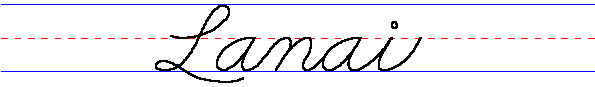 Cursive: Lanai